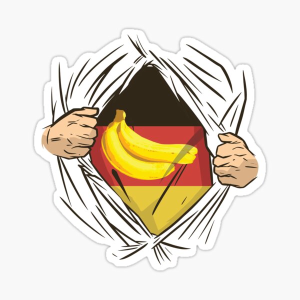 "Banana Republic BRD on Germany" Sticker for Sale by EbnerPrints ...