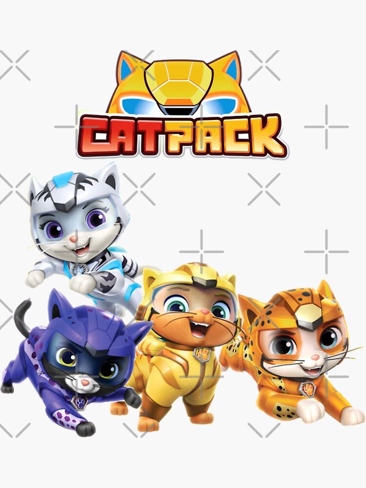 "Paw Patrol Cat Pack - Cat Pack" Sticker for Sale by Blanrone | Redbubble