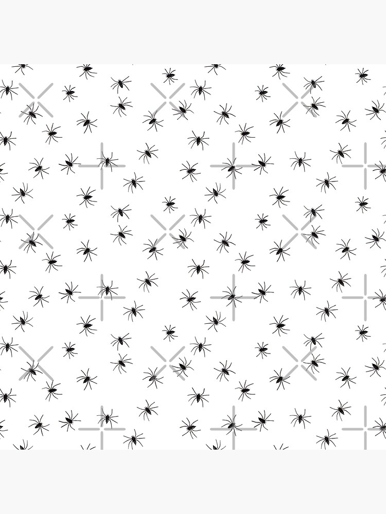 "Spiders Pattern [Black] | Interior Art" Poster for Sale by SD-print ...