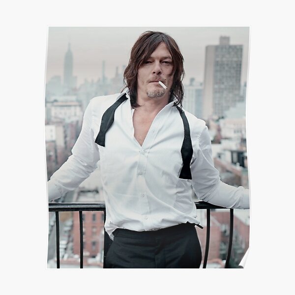 "norman reedus" Poster for Sale by Achrafelgrande | Redbubble