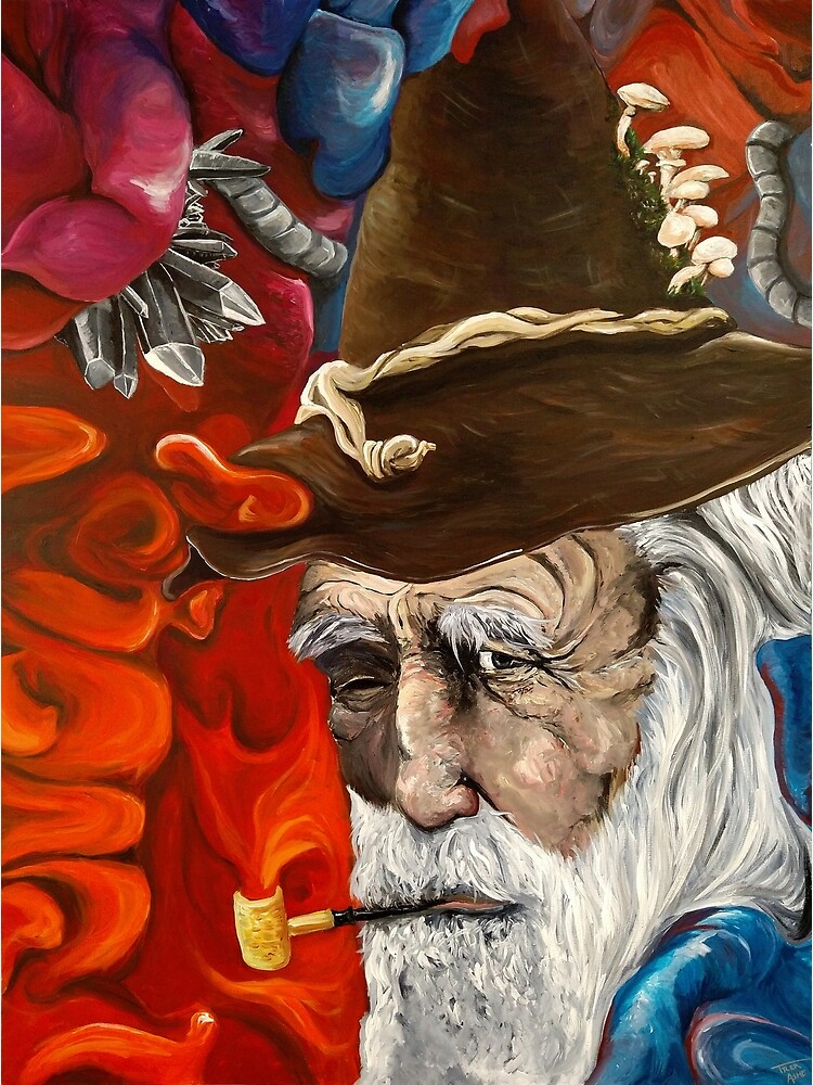 "Inner Wizard (Create Your Reality) - Mushroom Wizard Fantasy Hippie ...