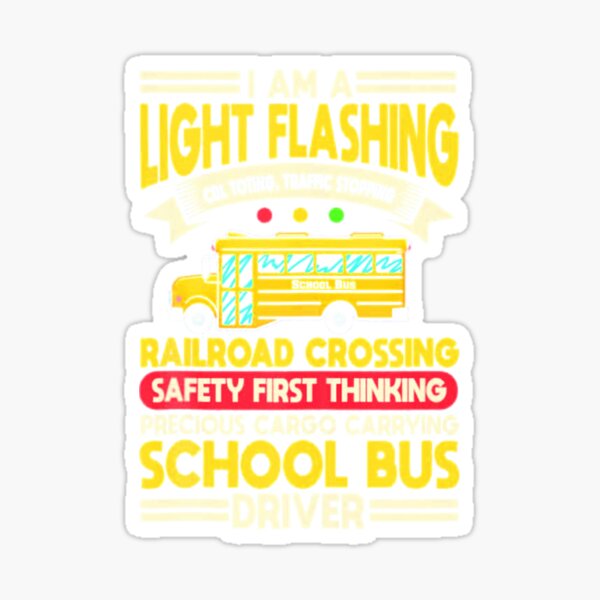 "School Bus Driver" Sticker for Sale by manmoo | Redbubble