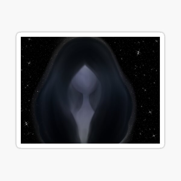 "Faceless in the stars" Sticker for Sale by meerushop | Redbubble