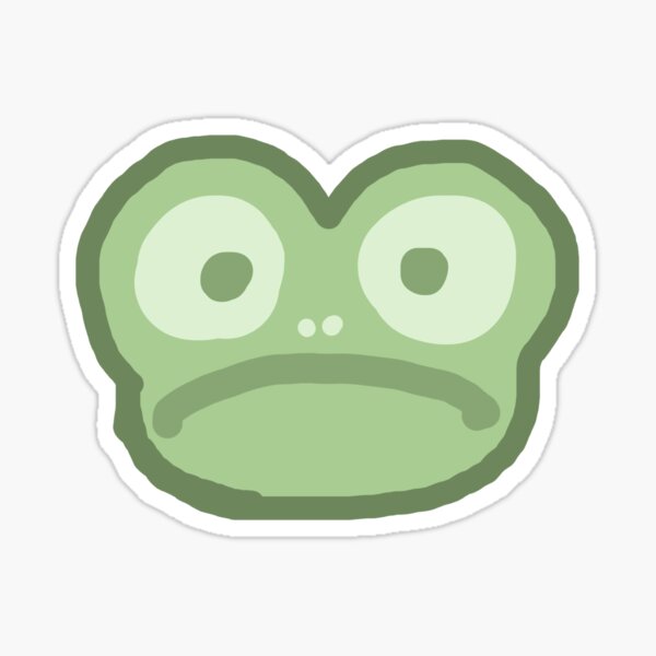 "Sad frog" Sticker for Sale by dialon25 | Redbubble
