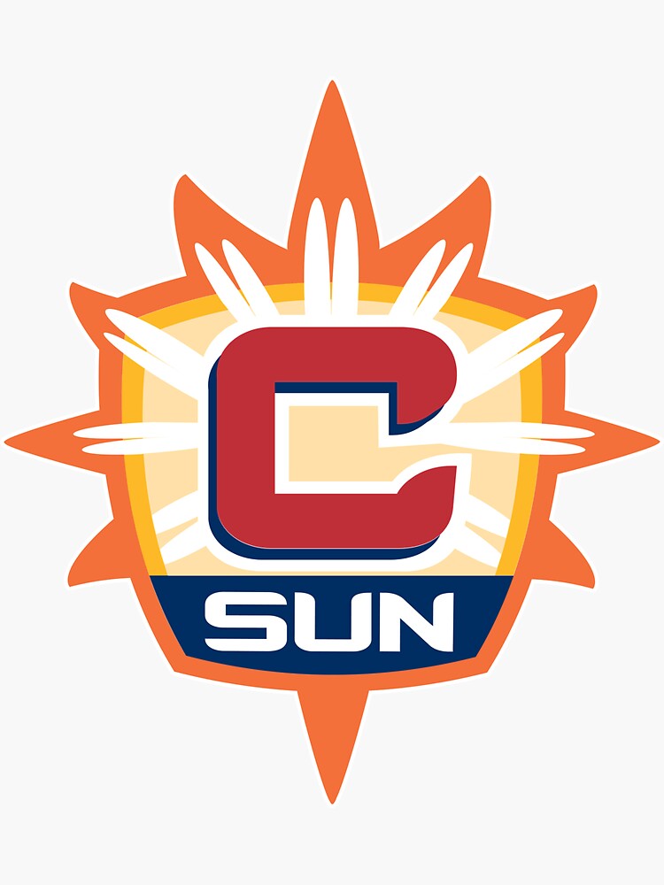 "Connecticut Sun logo" Sticker for Sale by Alavastra | Redbubble