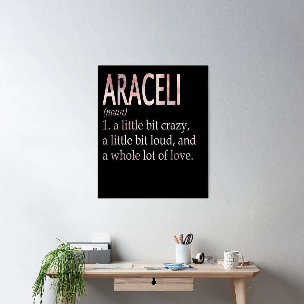 Ara Celi Posters Amazon.com: Araceli: Monogram Silver Letter A The