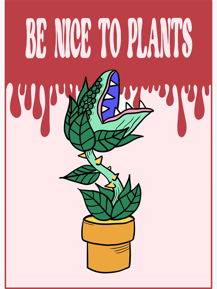 "AUDREY II" Sticker for Sale by HelloMuesli | Redbubble