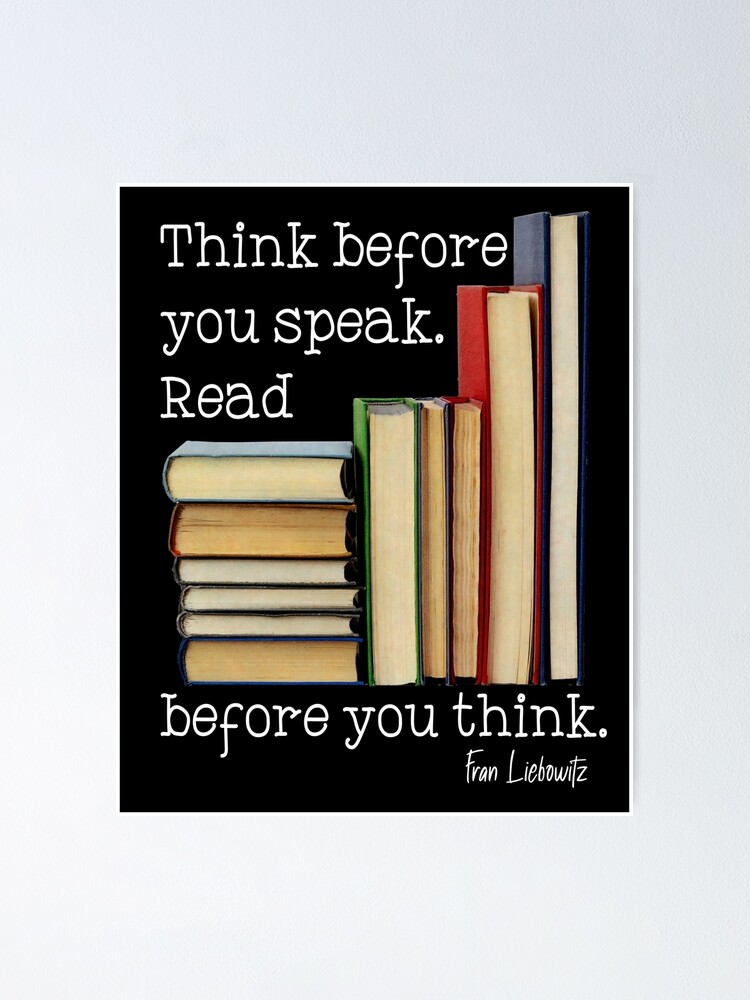 "Think before you speak. Read before you think. Mixed media book ...