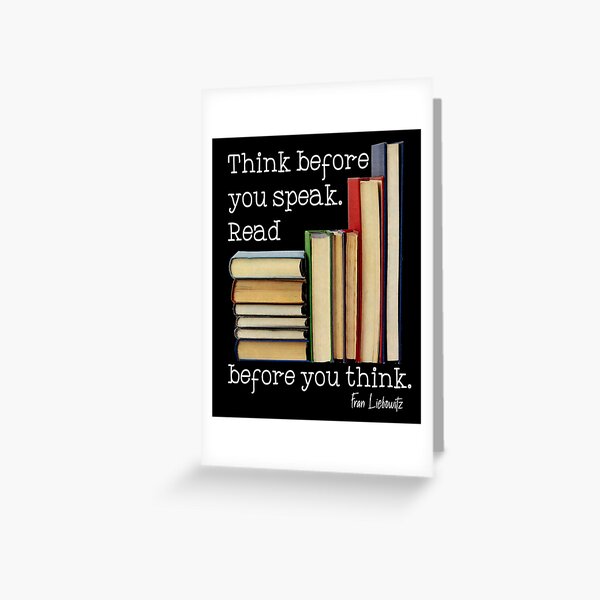 "Think before you speak. Read before you think. Mixed media book ...