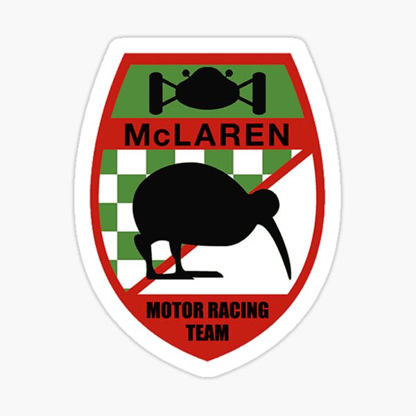 "Mclaren Cars classic retro f1 team" Sticker for Sale by heatshop ...