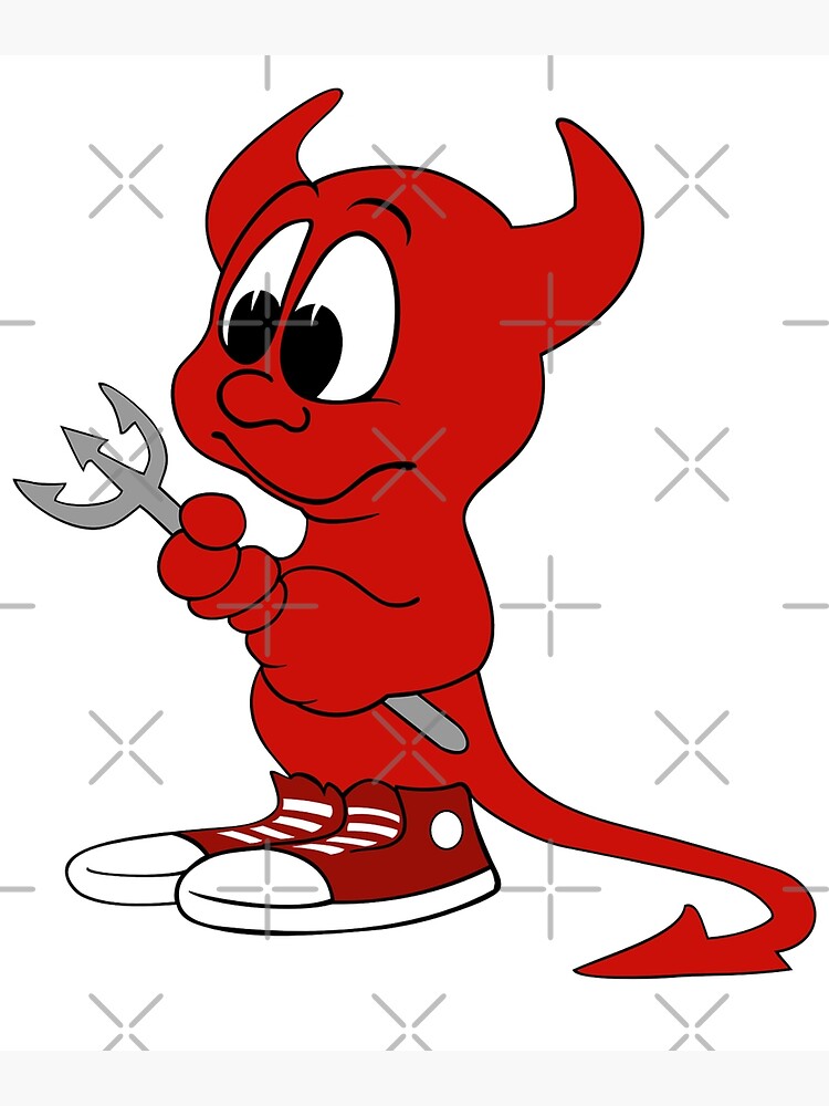 "handsome red devil " Poster for Sale by joseech | Redbubble