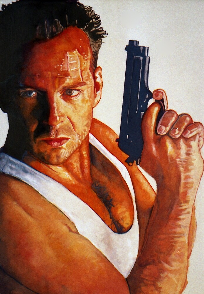 "Die Hard" by Michael Haslam | Redbubble