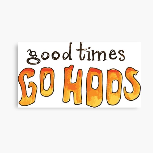 "UVA good times go hoos" Canvas Print for Sale by sarahekj | Redbubble