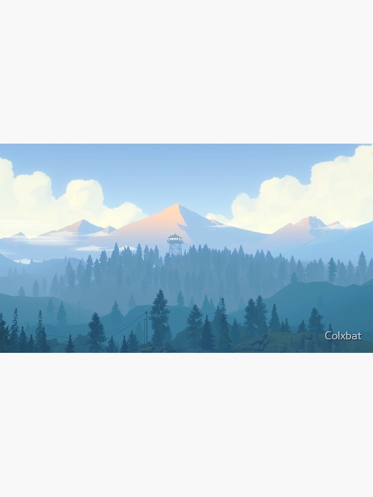 "Firewatch Art Design - 4k" Canvas Print for Sale by Colxbat | Redbubble