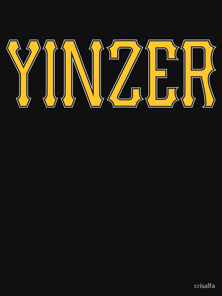 "YINZER" T-shirt for Sale by crisalfa | Redbubble | pittsburgh t-shirts ...
