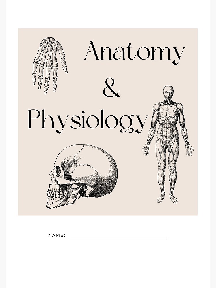 "Anatomy and Physiology Study Notebook" Journal for Sale by BelleZeare ...