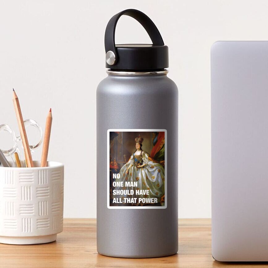 "Catherine the Great x Kanye West" Sticker for Sale by mentomountains ...