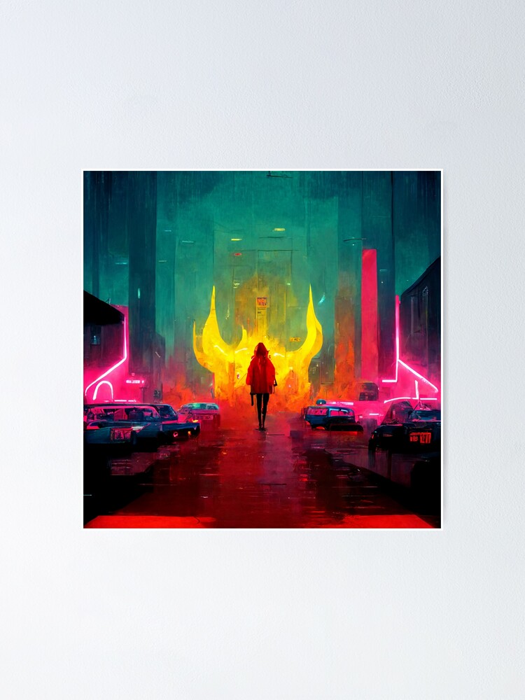 "Neon Hell" Poster for Sale by zurion | Redbubble