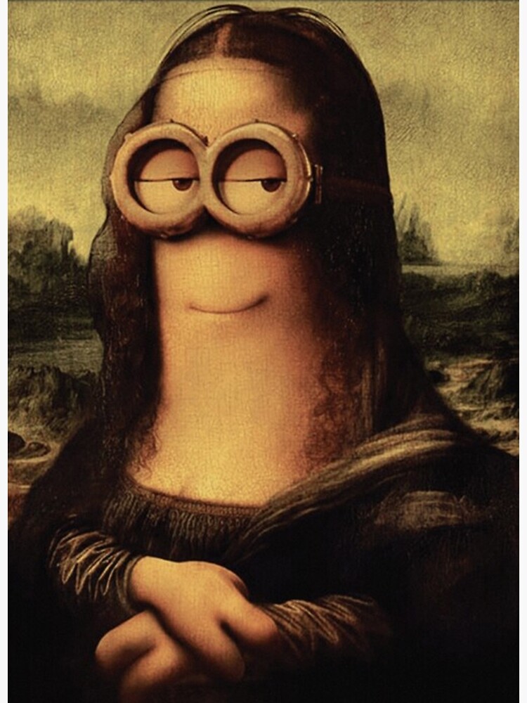 "Minion Lisa" Poster for Sale by marilynmurrayy | Redbubble