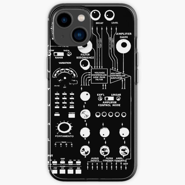 "ANALOGUE SYNTH #1 BLACK & DARK ITEMS ONLY" iPhone Case for Sale by ...