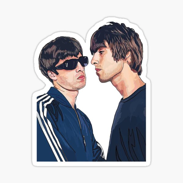 "Funny Gifts For Band Liam Gallagher Cool Graphic Gifts" Sticker for ...
