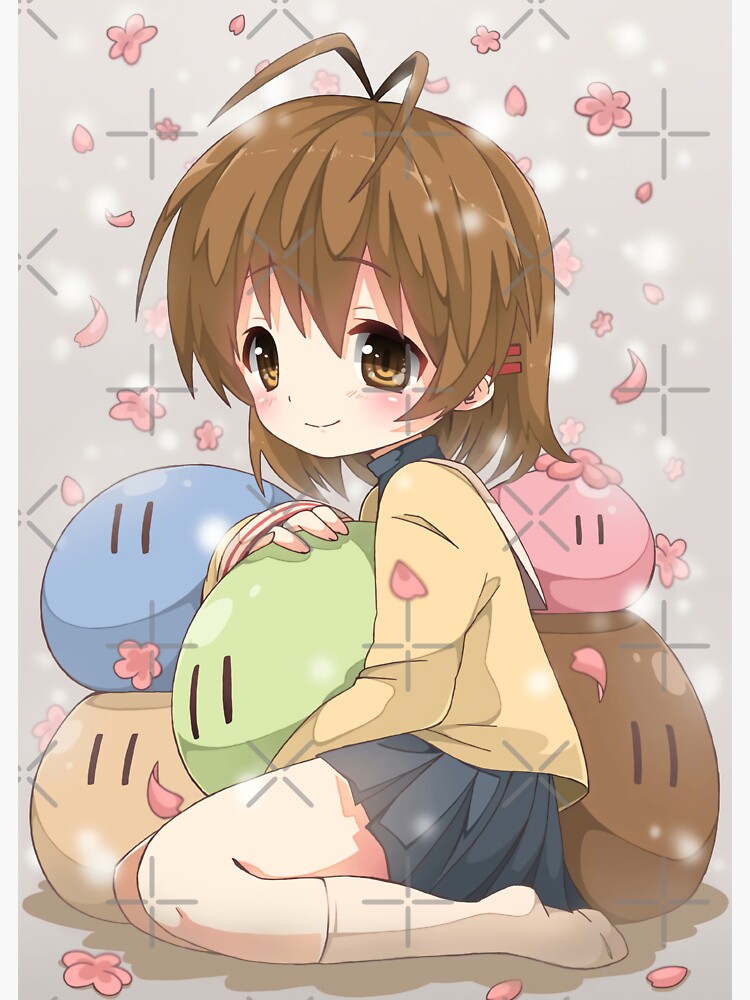 "Nagisa Furukawa Clannad After Story Fine Art Anime" Sticker for Sale ...