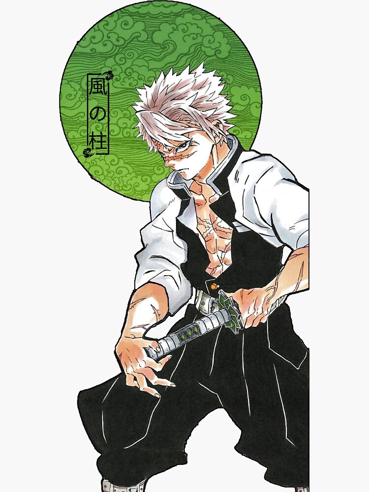 "Wind Breathing Shinazugawa" Sticker for Sale by davidbiasabro | Redbubble