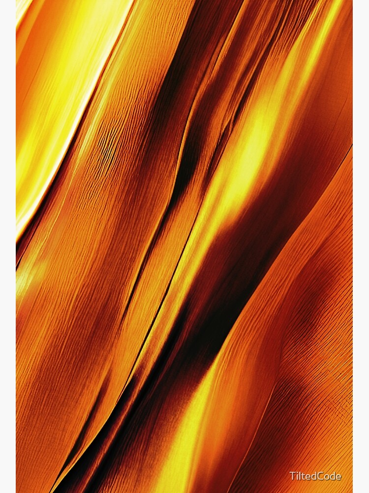 "Orange And Yellow Flash" Poster for Sale by TiltedCode | Redbubble
