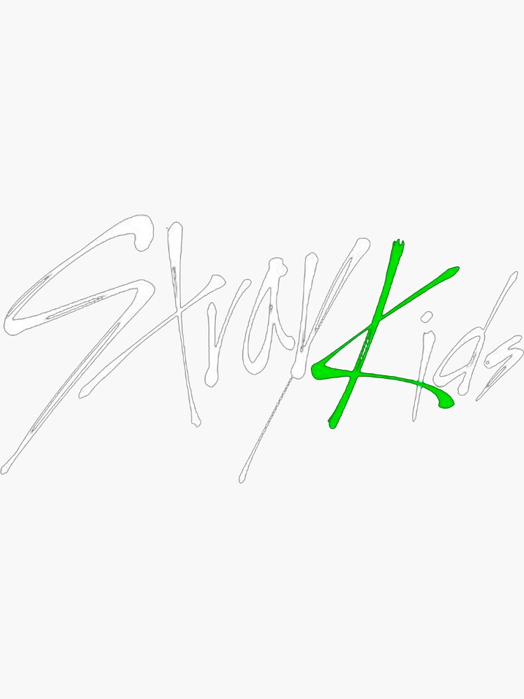 "Stray Kids Green Logo" Sticker for Sale by EllenKarl | Redbubble