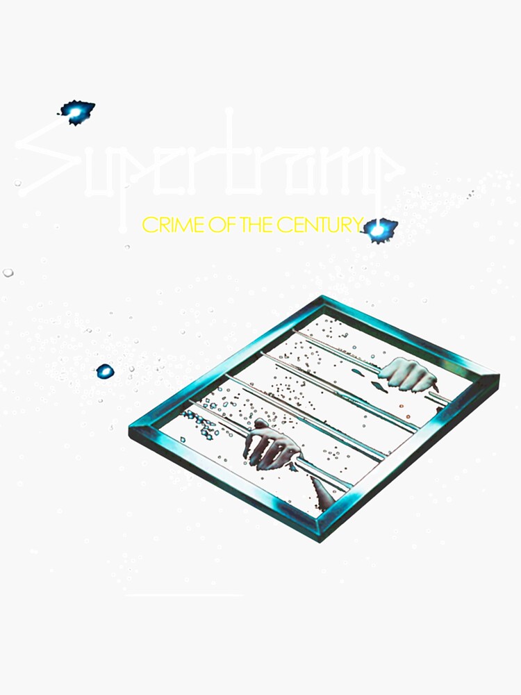 "Supertramp Crime Of The Century " Sticker for Sale by MICHNDERSEN ...