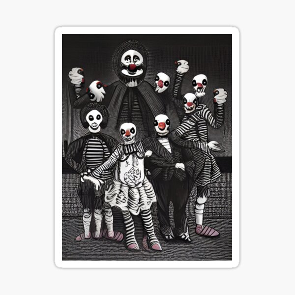 "Creepy Clowns Scary Jesters Grotesque Jokers Gruesome Comedians Spooky ...