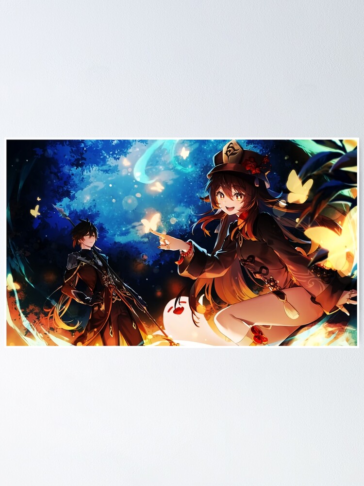 "Hu Tao Genshin Impact" Poster for Sale by Devano06 | Redbubble