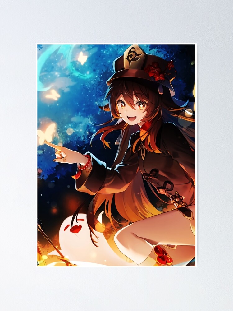 "Hu Tao Genshin Impact" Poster for Sale by Devano06 | Redbubble