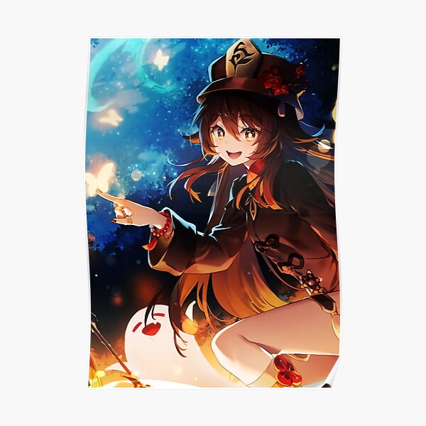 "Hu Tao Genshin Impact" Poster for Sale by Devano06 | Redbubble