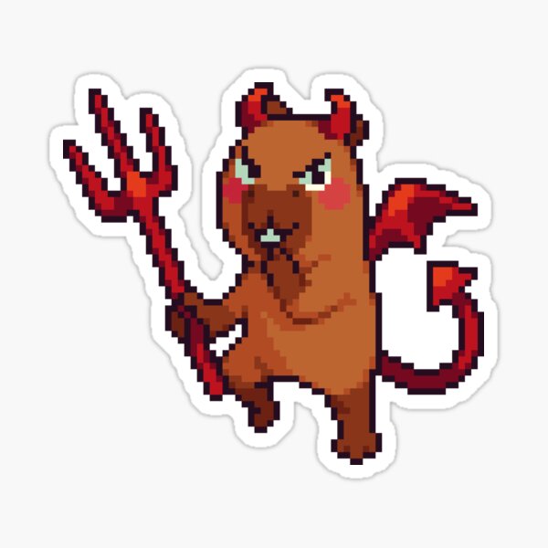 "Devil-Bara" Sticker for Sale by TofuPixel | Redbubble