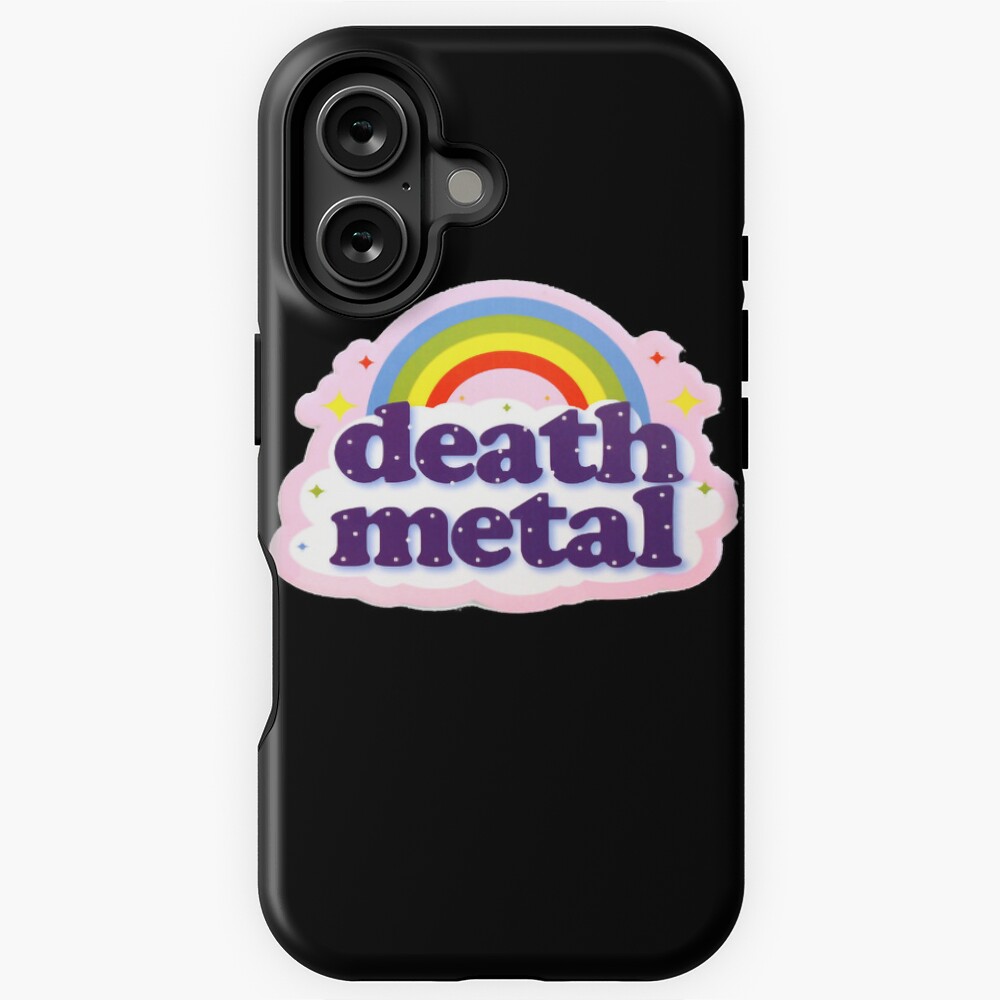 "Death Metal Rainbow" Sticker for Sale by WesleyMatsui | Redbubble