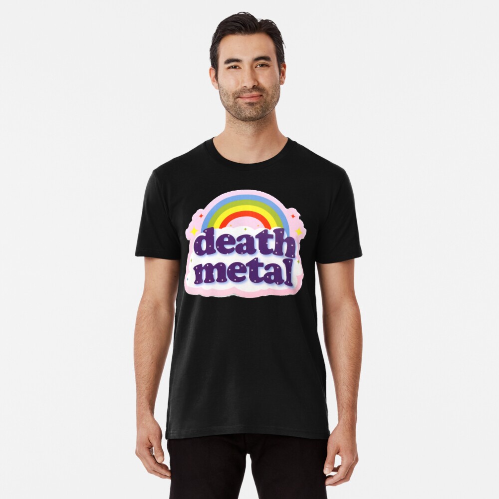"Death Metal Rainbow" Sticker for Sale by WesleyMatsui | Redbubble