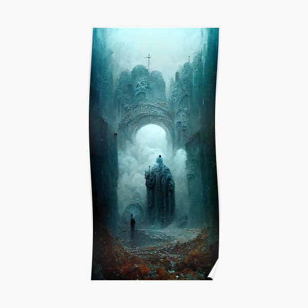 "Necromancer Tomb Art" Poster for Sale by AICustomArt | Redbubble