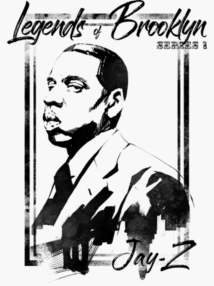 "Jay Z" Sticker for Sale by LarryMF | Redbubble