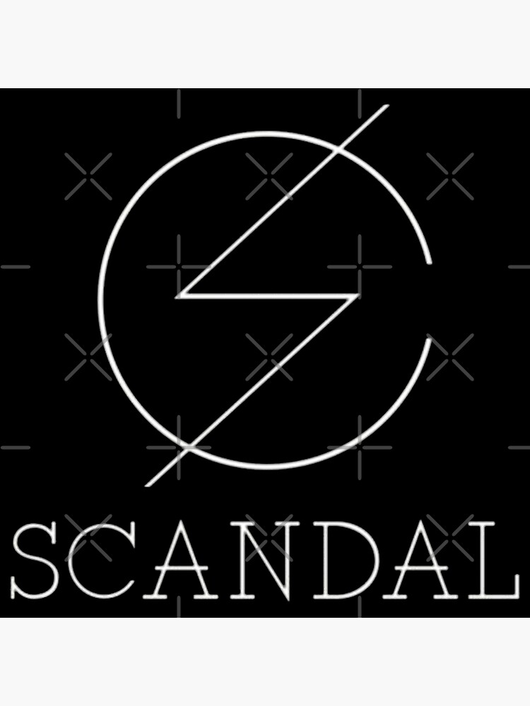 "Scandal Logo" Poster for Sale by kianparry87 | Redbubble