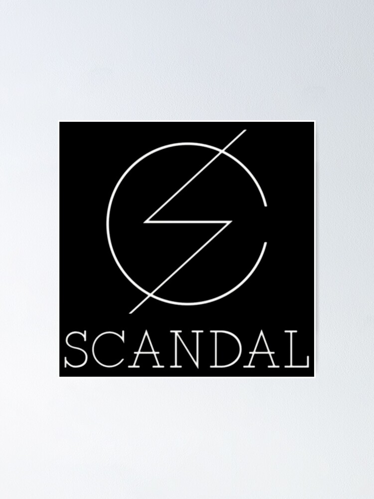 "Scandal Logo" Poster for Sale by kianparry87 | Redbubble