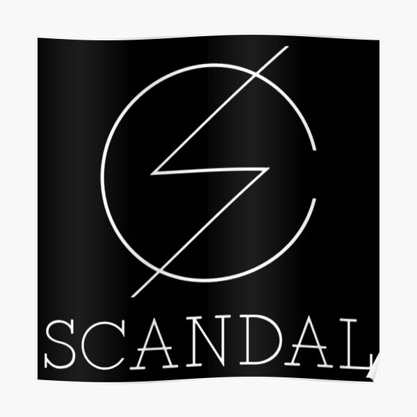 "Scandal Logo" Poster for Sale by kianparry87 | Redbubble