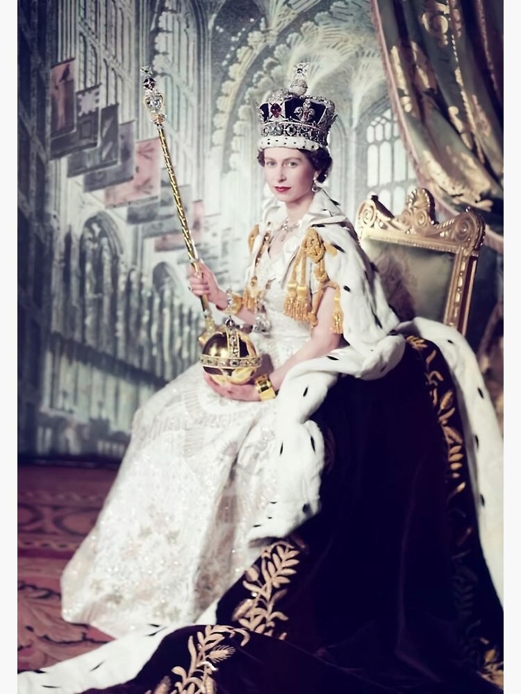 "Retro Poster Queen Elizabeth" Poster for Sale by harspauau | Redbubble