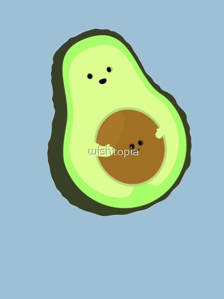 "Cute Avocado Mommy with Baby Seed" T-shirt by wishtopia | Redbubble