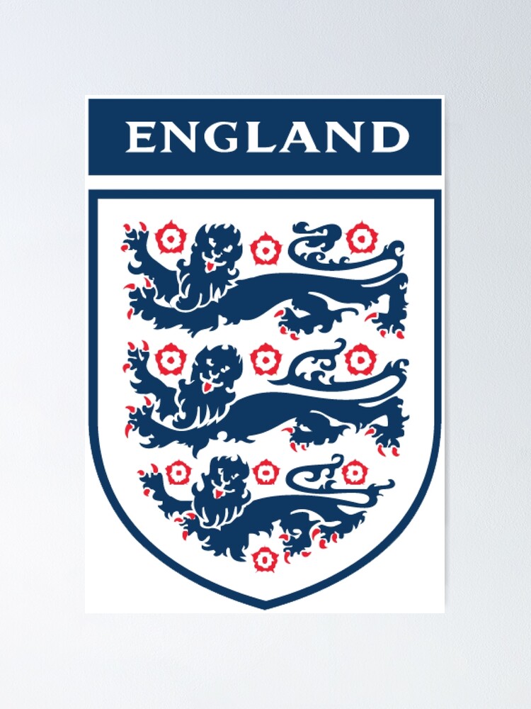 "england football logo" Poster for Sale by APURU | Redbubble