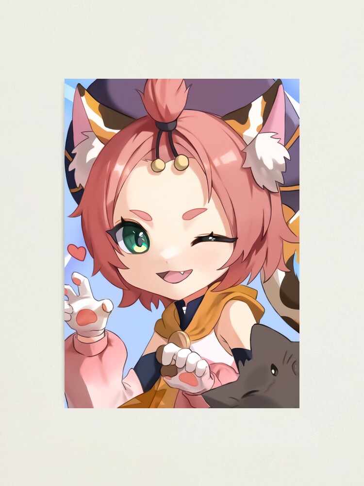 "Diona Genshin Impact Fanart" Photographic Print for Sale by ...