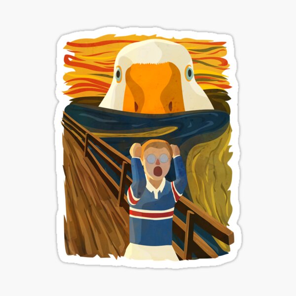 "The Honk - Goose - The Scream Famous Painting Parody, Untitled, Meme ...