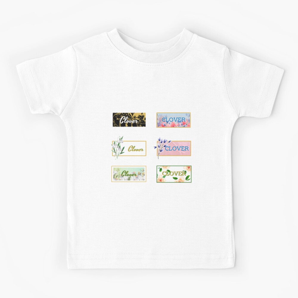 "Clover name sticker for hydro flask, name sticker image, sticker pack ...