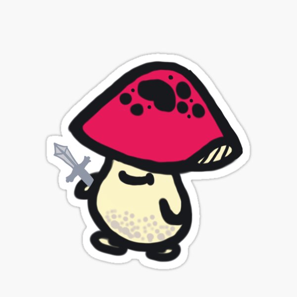 "Harold the Mushroom " Sticker for Sale by Animationgems | Redbubble