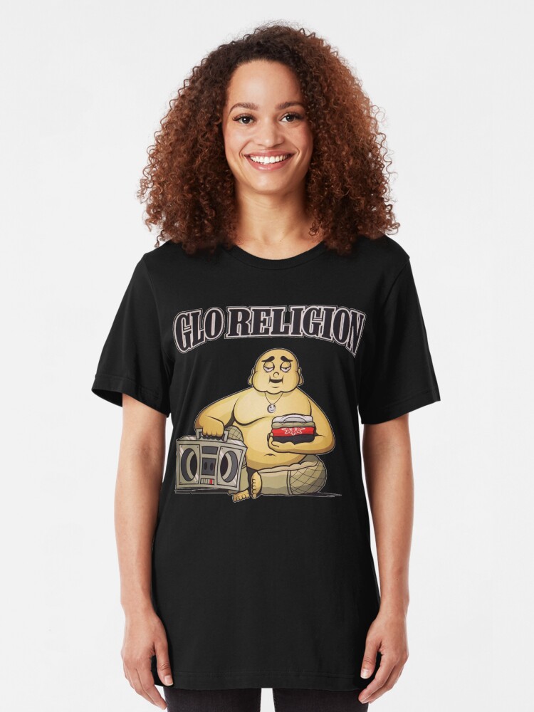 "GLO religion glogangworldwide " T-shirt by Glogangclothing | Redbubble